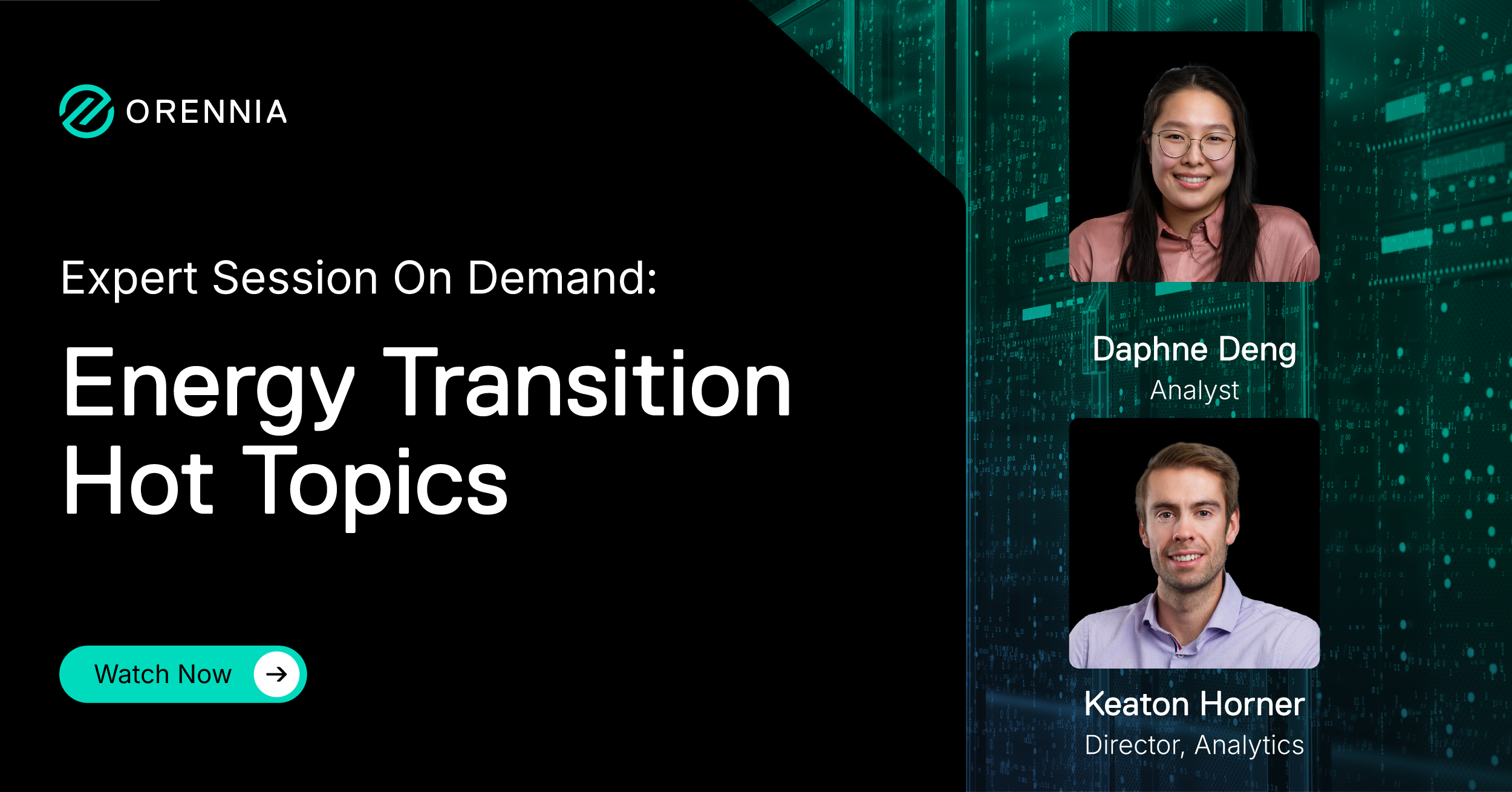 Orennia Expert Session Energy Transition Hot Topics